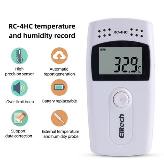 Nhiệt Ẩm Kế Tự Ghi Elitech RC-4HC